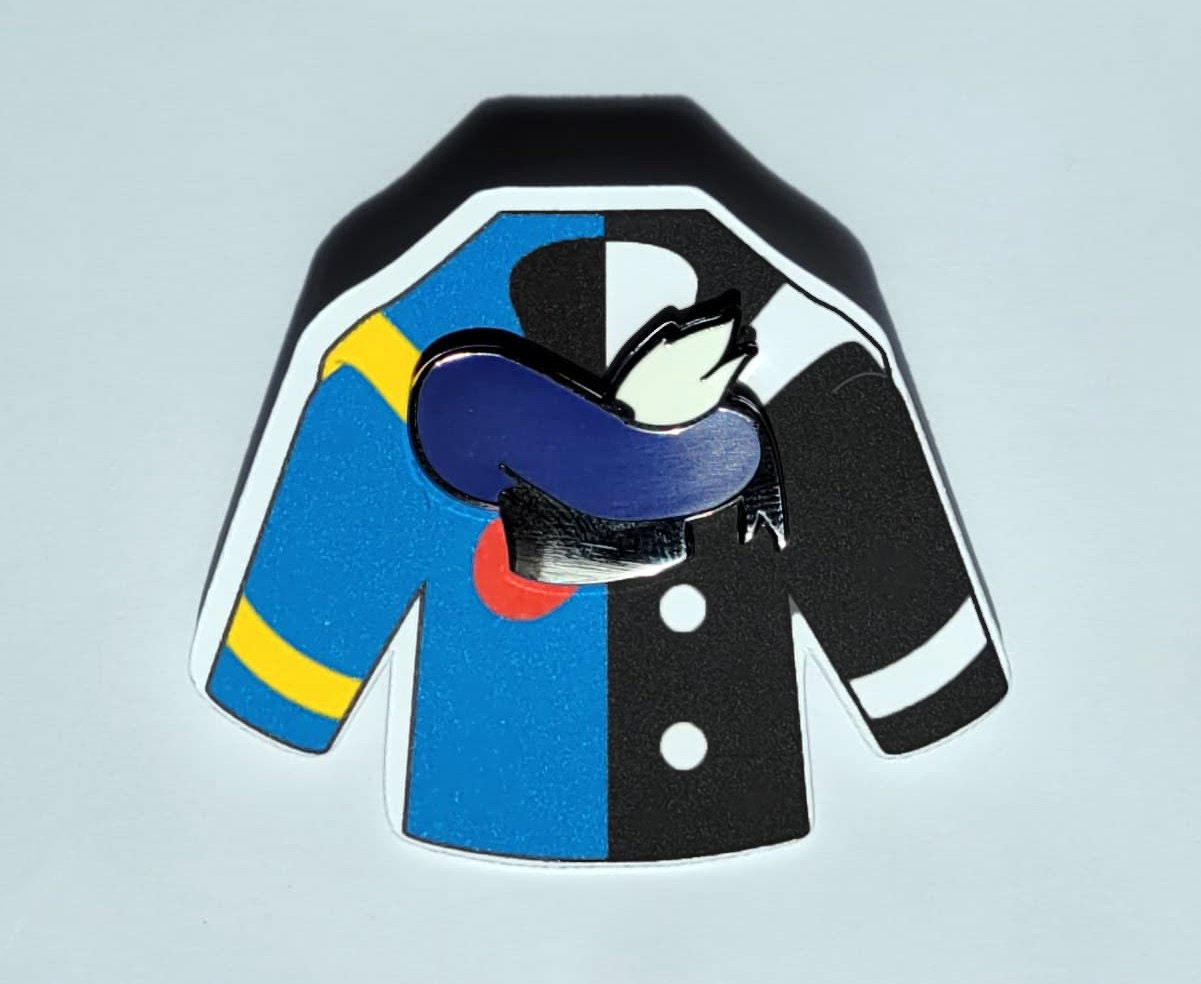 Donald Duck Hat Tail Feather Enamel Pin - Etsy