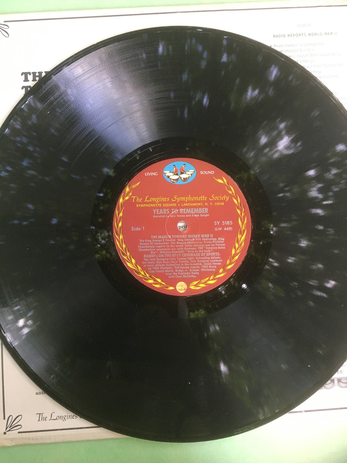 The Years to Remember Record - Etsy