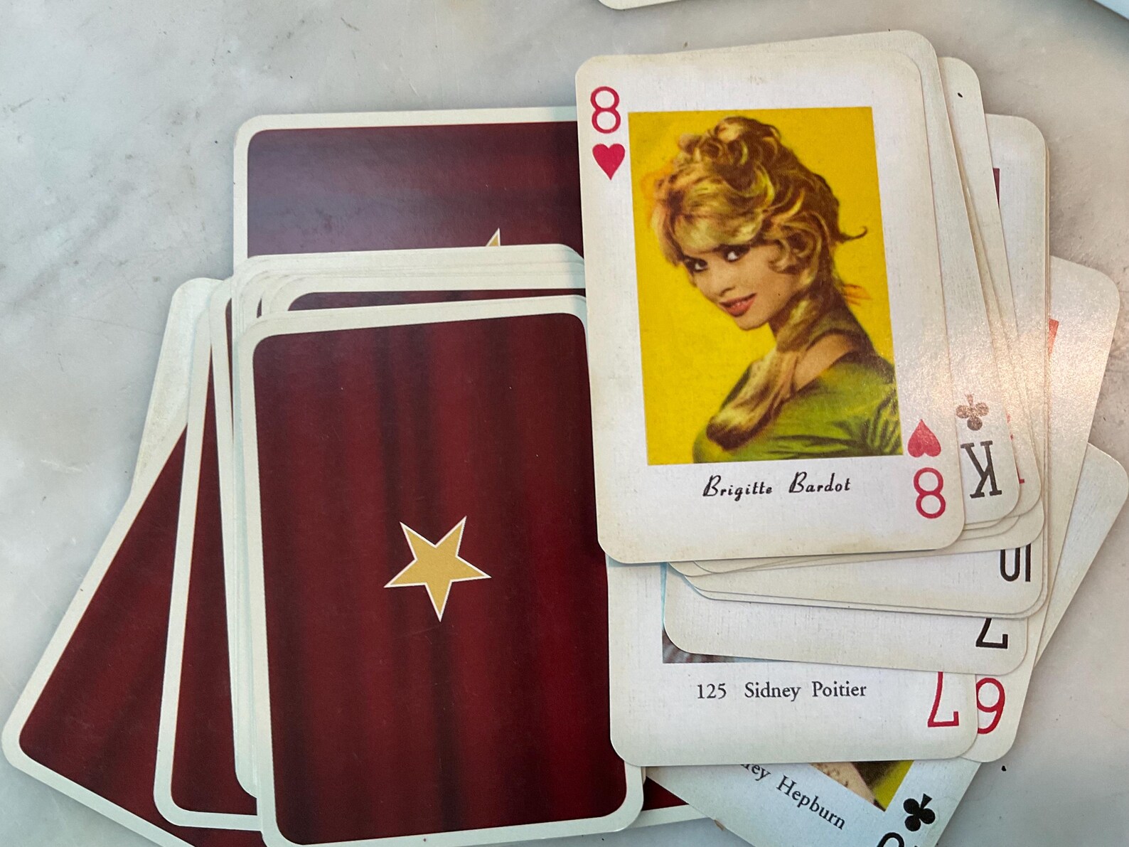 Vintage Movie Star Playing Cards - Etsy