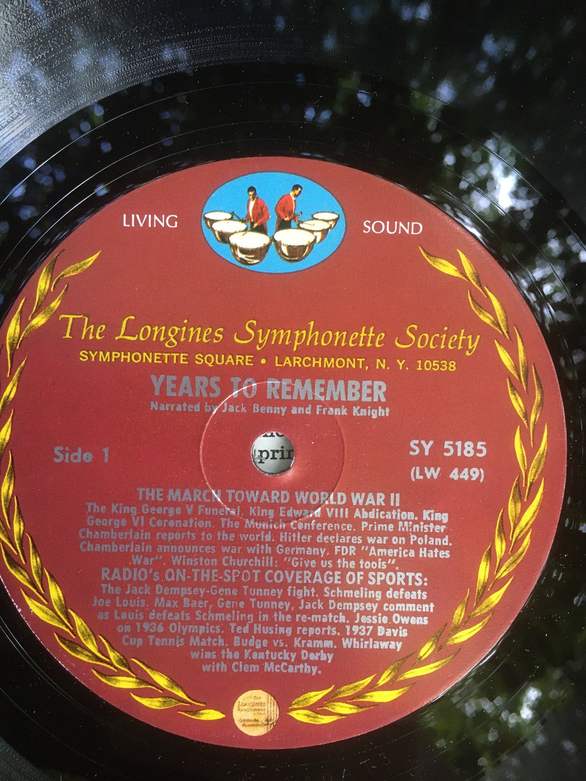 The Years to Remember Record - Etsy