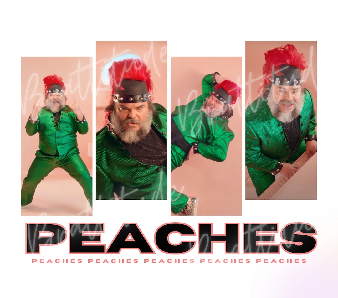 Peaches Sublimation Design - Etsy