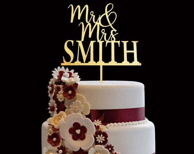 Custom Name Cake Topper Custom Calligraphy Personalized Cake - Etsy