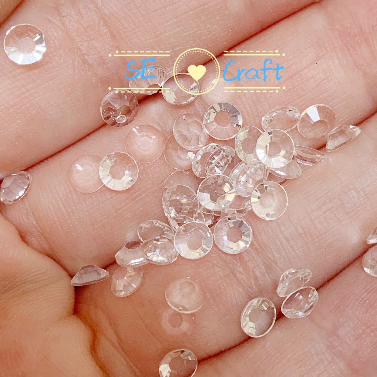200 1000PCS 2 3 4 5 6mm Translucent Clear Crystal - Etsy