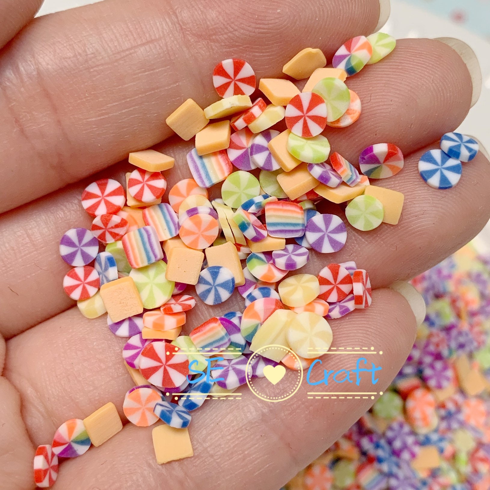 6g 15G 30g Polymer Fimo Slice Candy Mix Decoden Candy - Etsy Canada