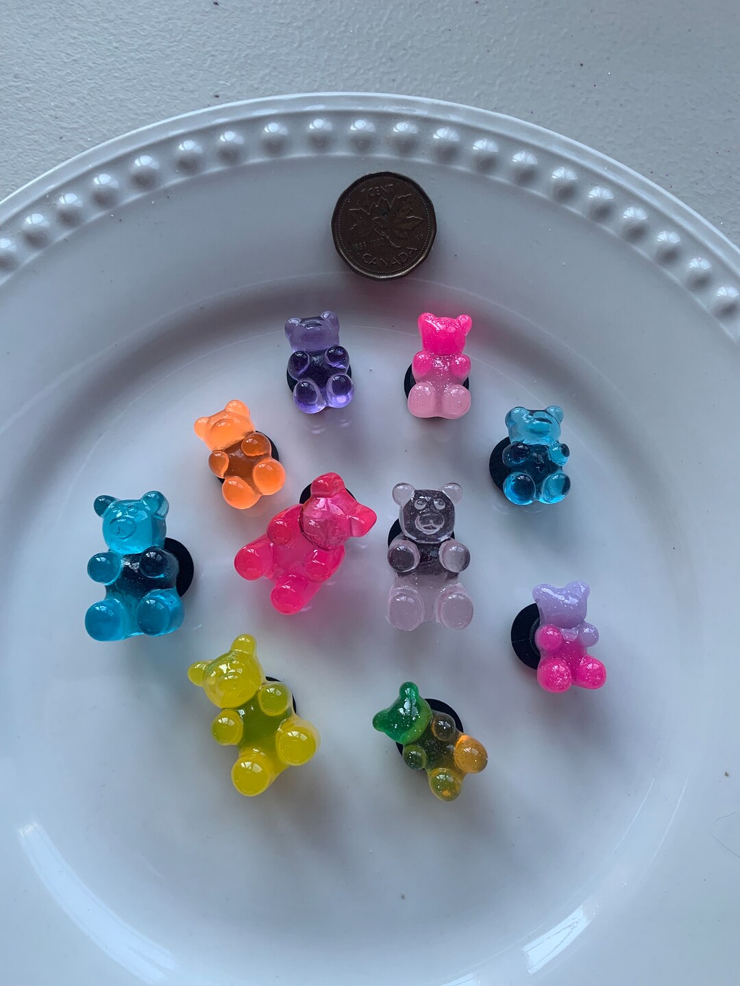 10pcs Gummy Bear Shoe Charm Candy Jibbitz Crocs Charm on Crocs - Etsy
