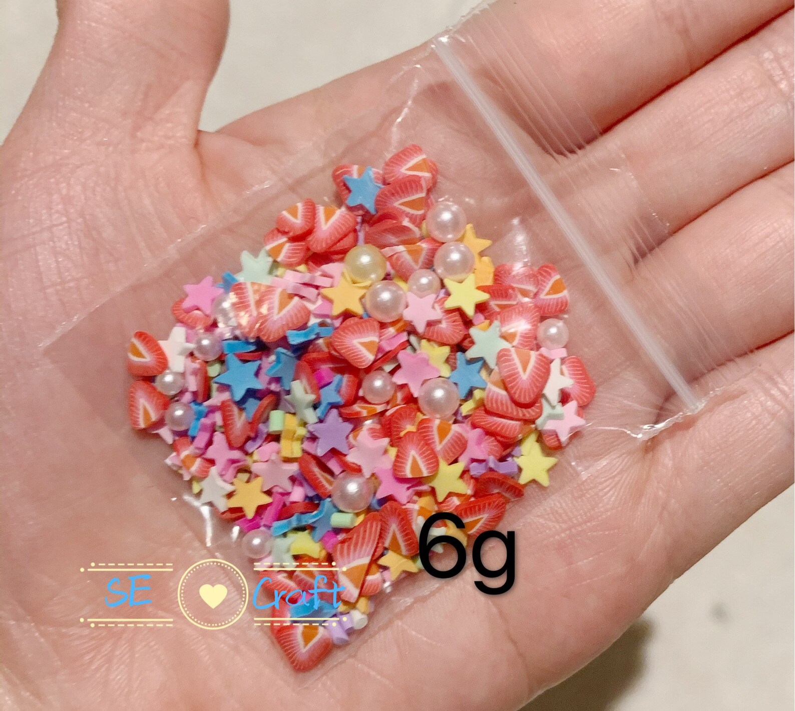 6g 15g 30 100g Pastel Pink White Blue Color Cloud Fimo Slice - Etsy