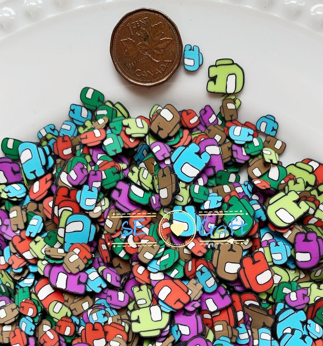 6g 15G 30 100g Among US Space Game Mix Sizes Fimo Slice Slice Decoden ...