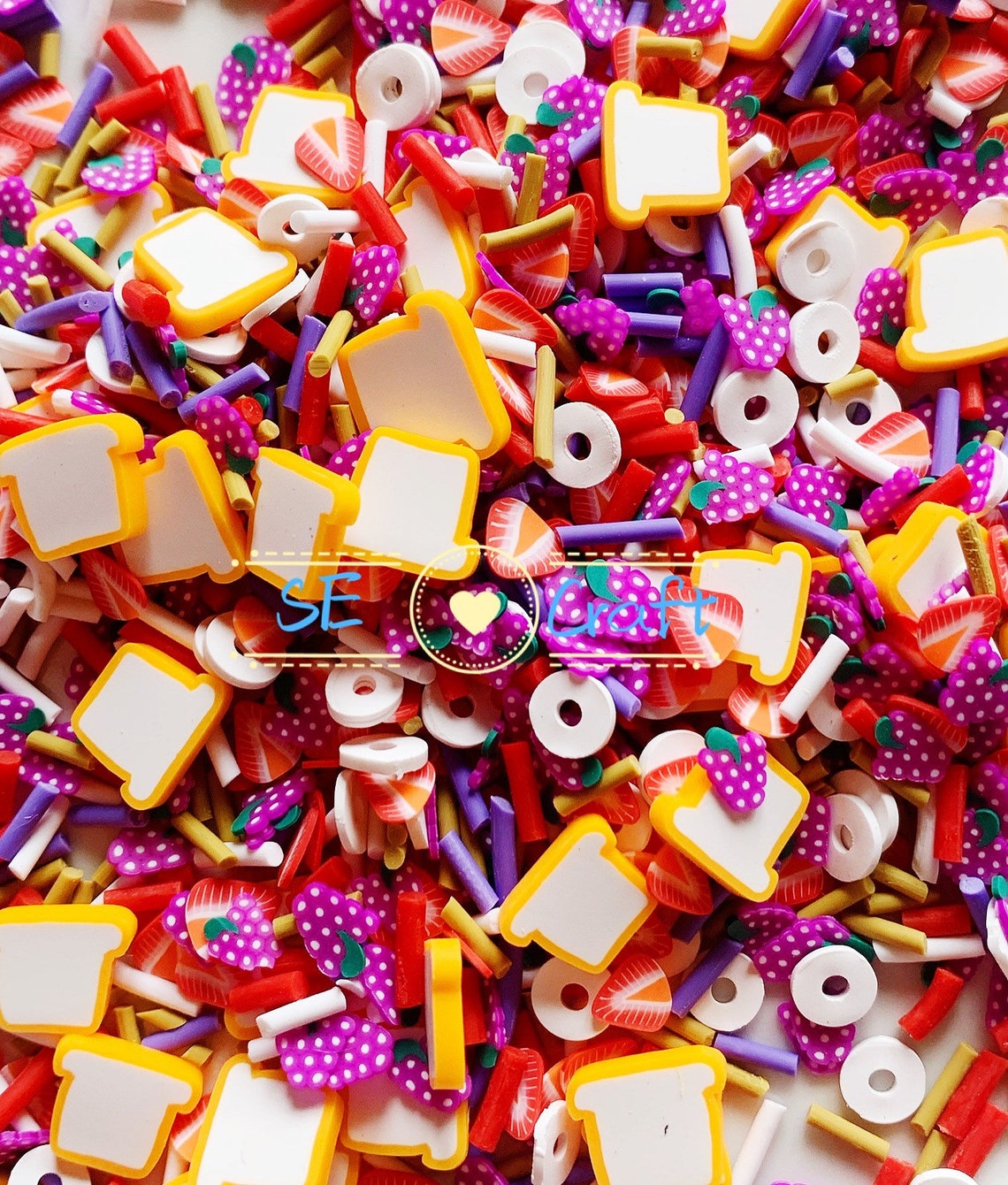 6g 15G 30 100g Jam Toast Strawberry Grape 52 Fimo Slice - Etsy Canada