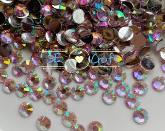 1000 Crystal Flat Back Resin Rhinestones Gems Light Brown - Etsy