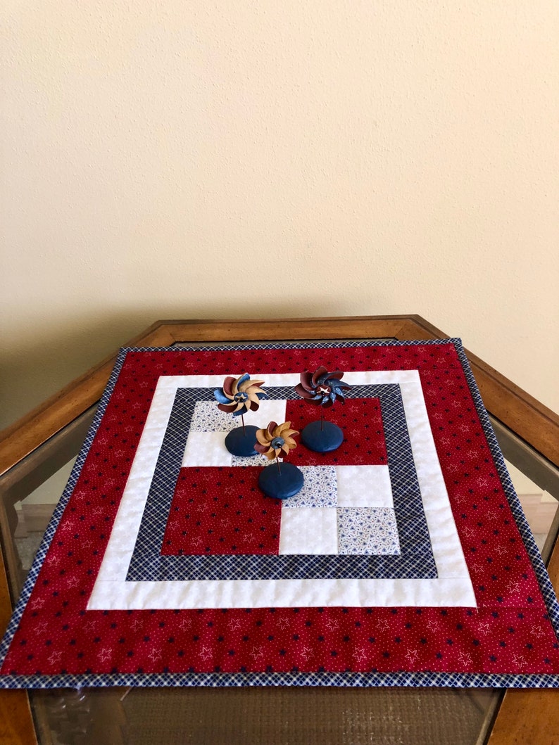 Patriotic/fourth of July Table Topper - Etsy