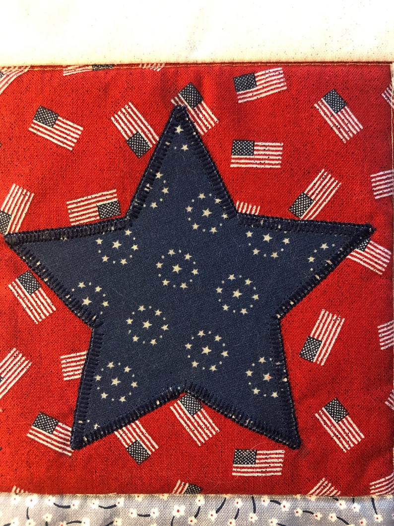 Fourth of July Quilt Table Topper - Etsy