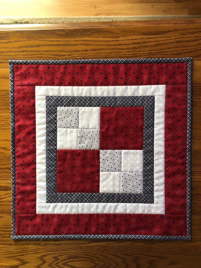 Patriotic/fourth of July Table Topper - Etsy