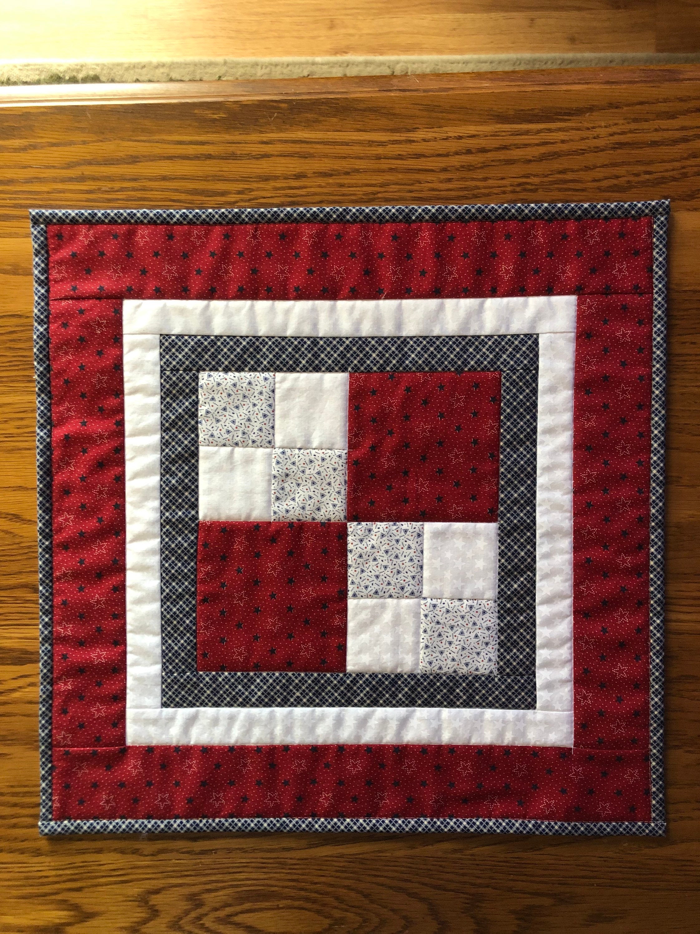 Patriotic/fourth of July Table Topper - Etsy