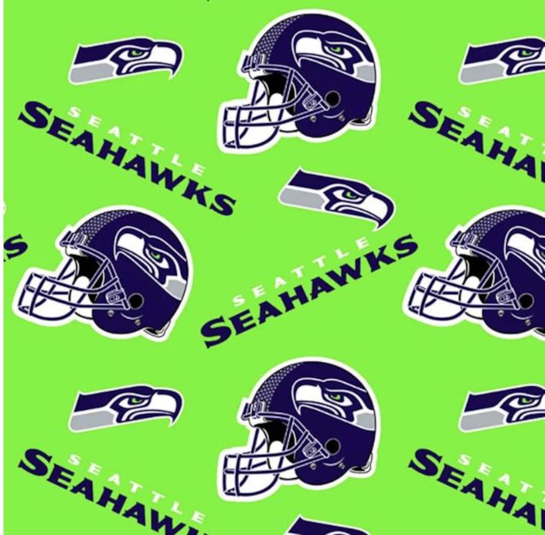 Seattle Seahawks NFL Licensed FLEECE Fabric. Officially Licensed - Etsy