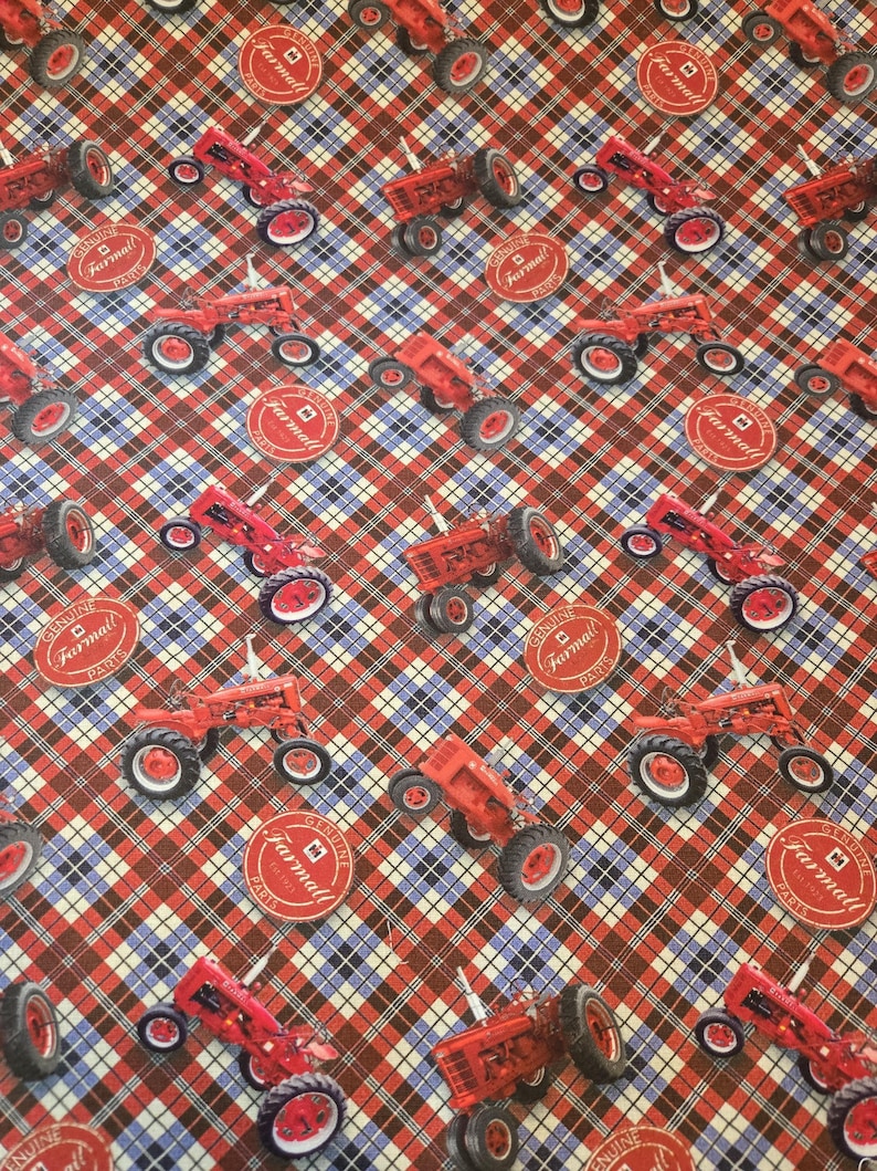 Farmall Cotton Fabric 100% Cotton Officially Licensed - Etsy