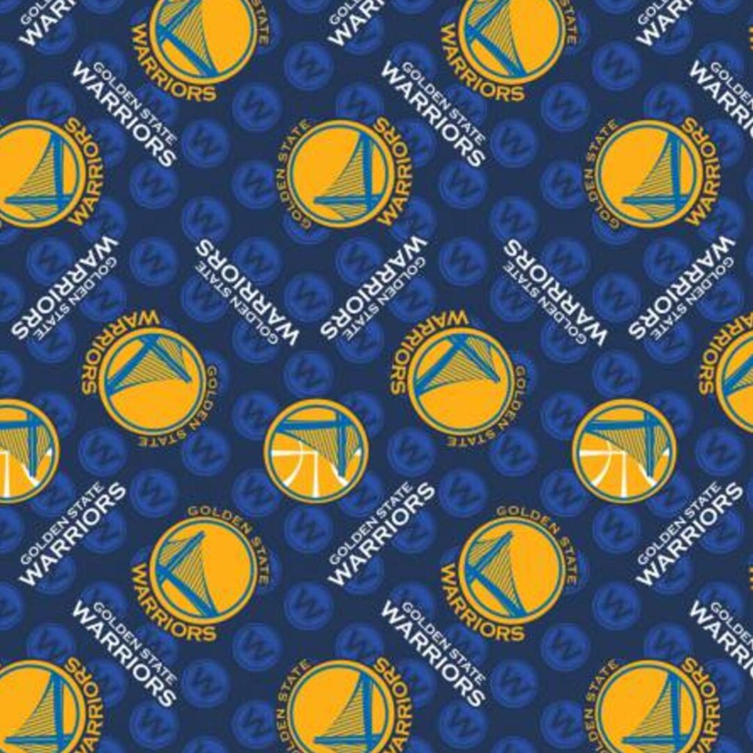 Golden State Warriors Licensed FLEECE Fabric. See Description for ...