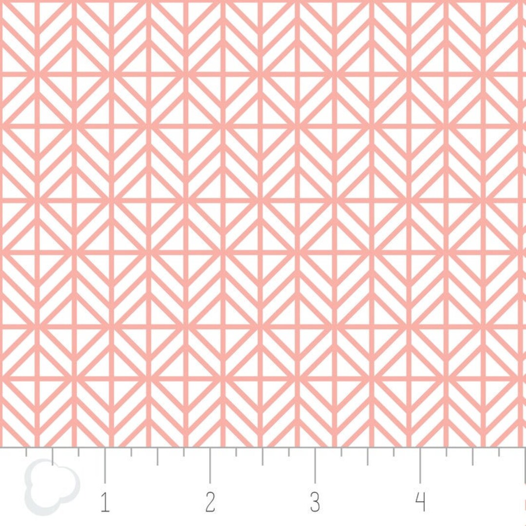 Mixology Prep Princeton 100% Cotton Camelot Fabrics Peach Geometric ...