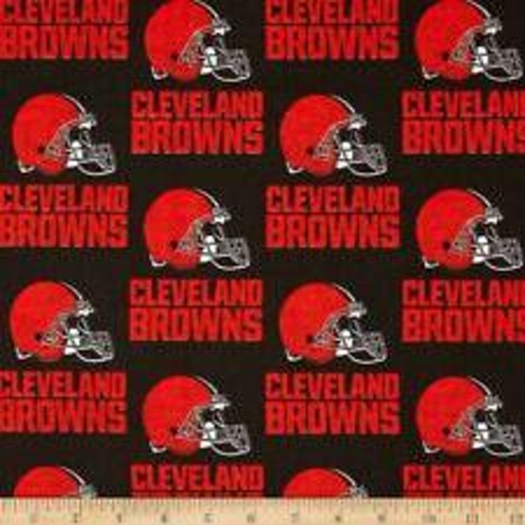Cleveland Browns Fabric 100% Cotton Officially Licensed - Etsy