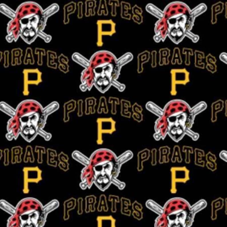 Pittsburgh Pirates Fabric 100% Cotton Officially Licensed - Etsy