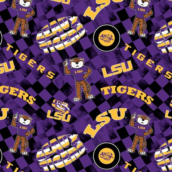 Lsu Fabric - Etsy