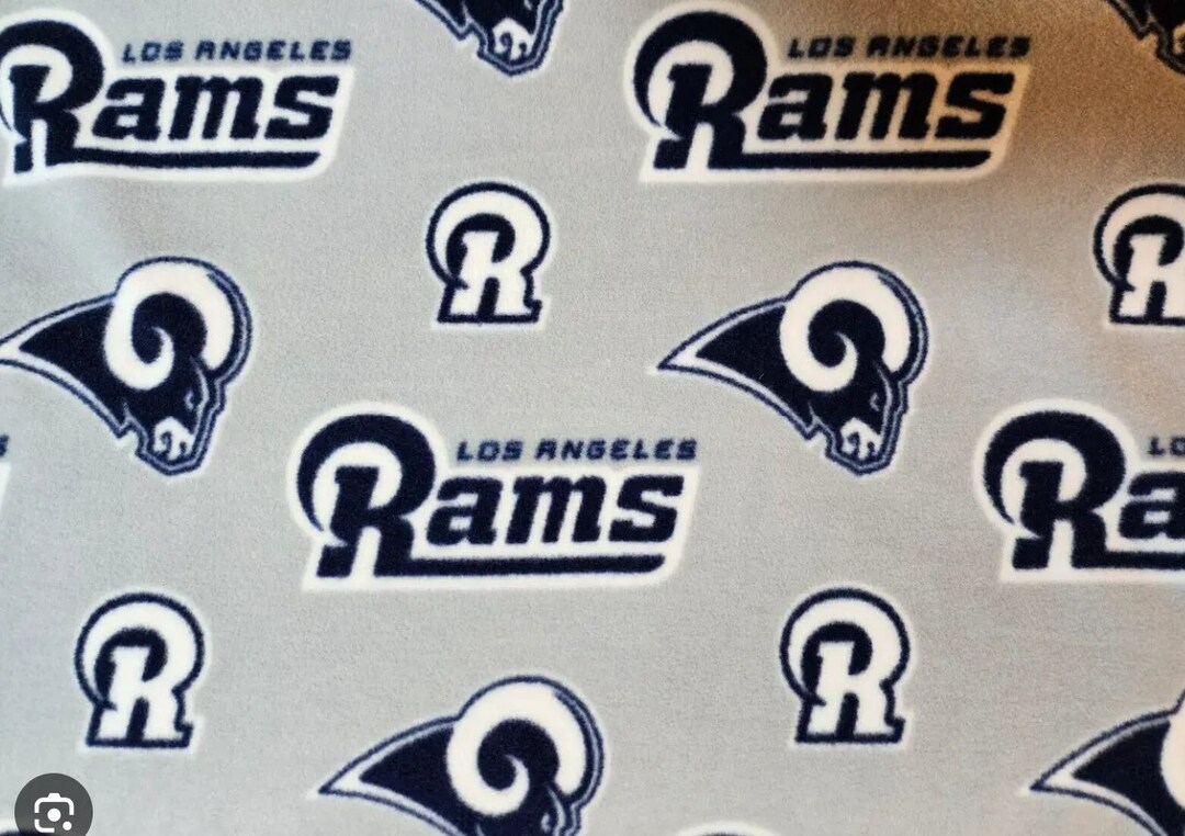 Los Angeles Rams Licensed FLEECE Fabric. See Description for Actual ...