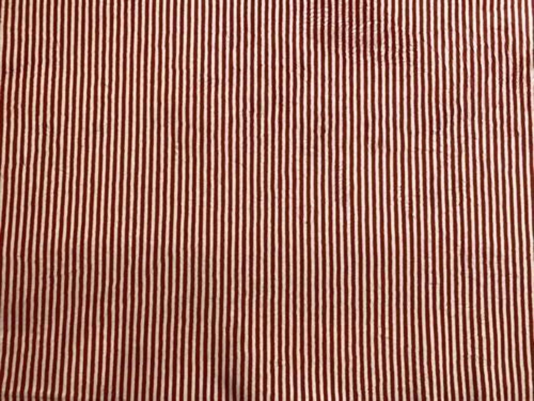 Shannon Fabrics Mini Stripes Cuddle Scarlet/snow Minky Fabric by the ...