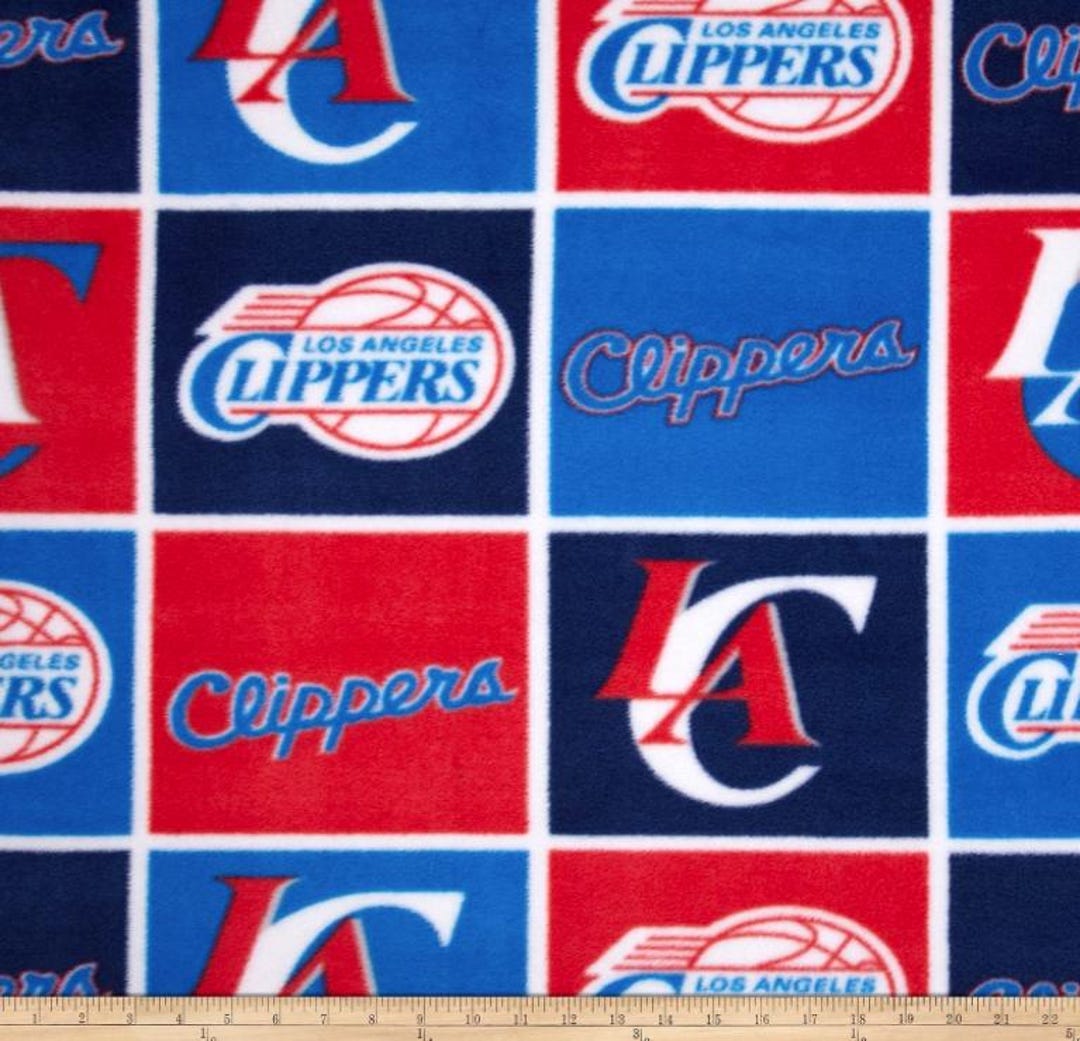 La Clippers NBA Licensed FLEECE Fabric. Officially Licensed - Etsy