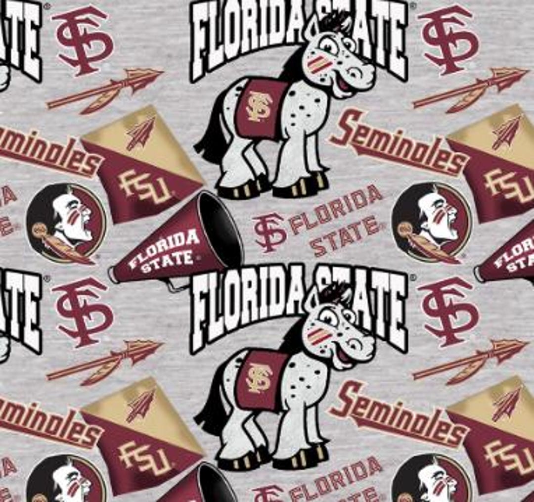 Florida State Seminoles FSU Mascot Heathered 100% Cotton Officially ...