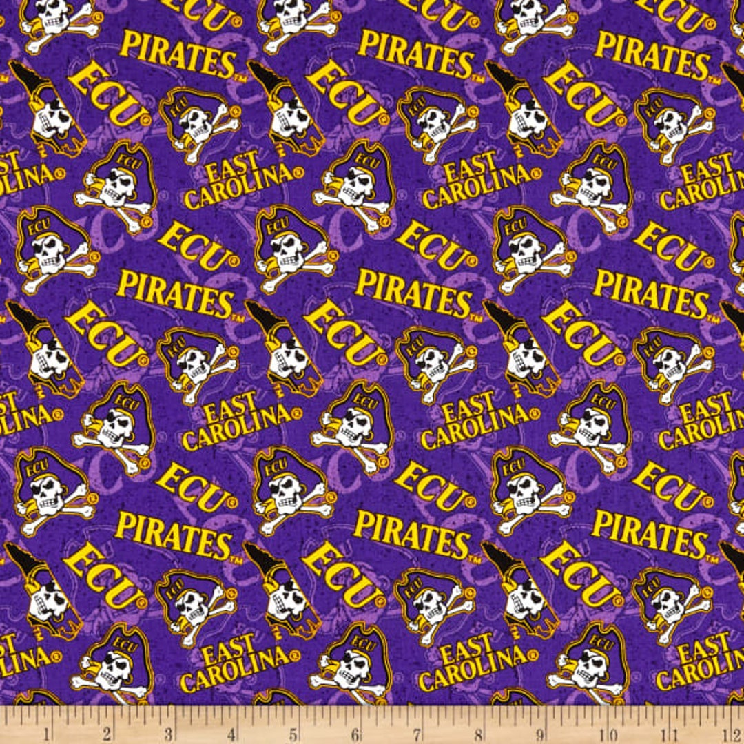 East Carolina ECU Pirates 100% Cotton Officially Licensed - Etsy
