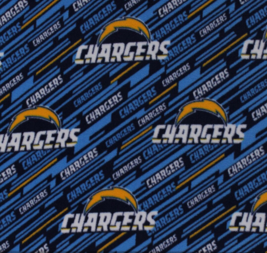 LA Chargers Licensed FLEECE Fabric. See Description for Actual ...