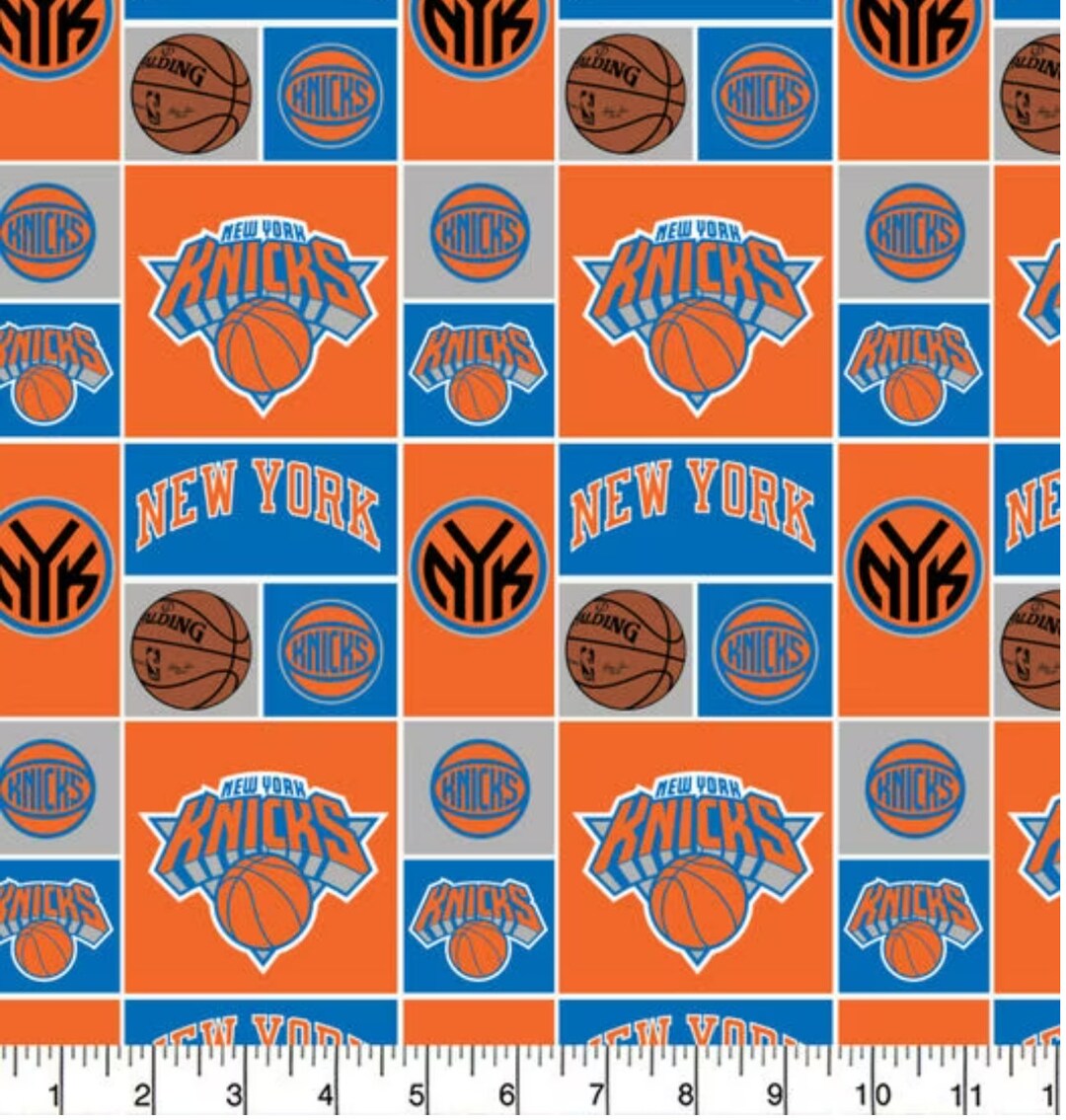 New York Knicks Cotton Fabric Basketball 100% Cotton Officially ...