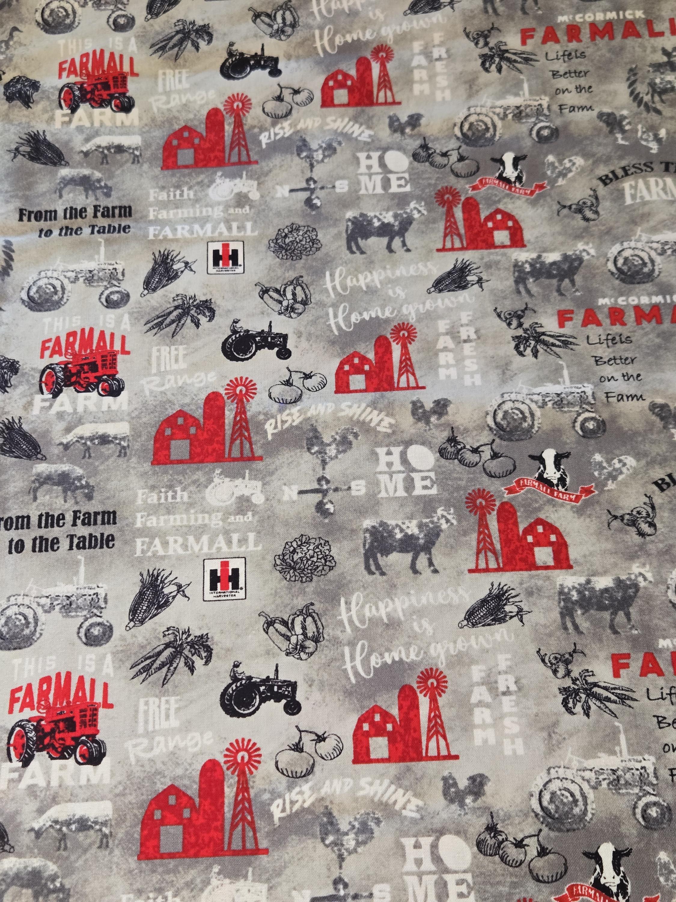 Farmall Cotton Fabric 100% Cotton Officially Licensed - Etsy