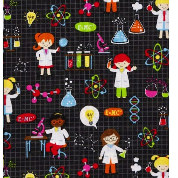 Science Fabric - Etsy