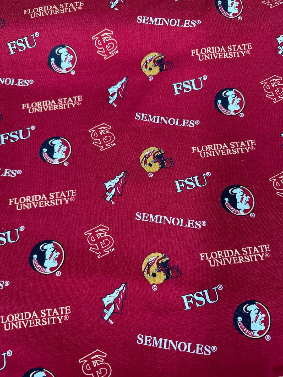 Florida State Seminoles FSU Toss 100% Cotton Officially Licensed - Etsy