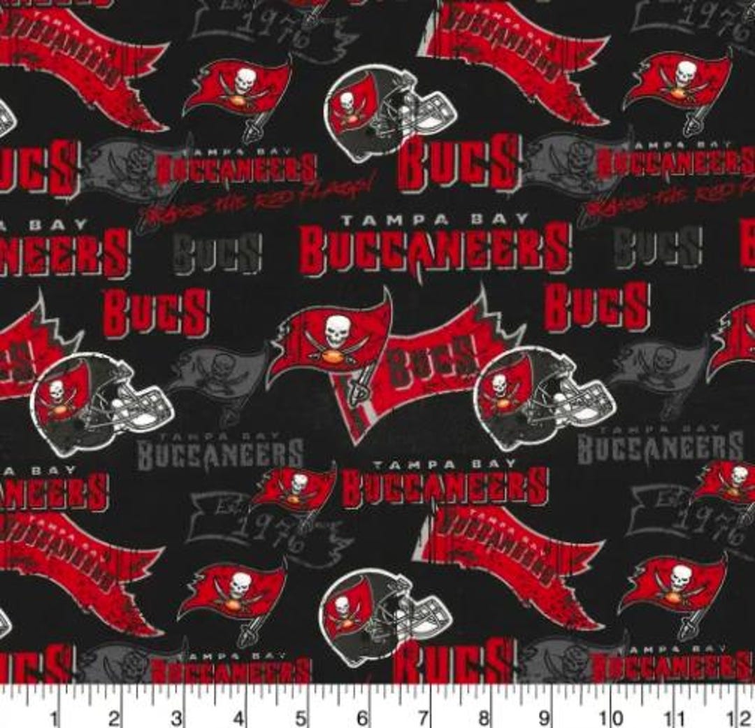 Tampa Bay Buccaneers Limited Edition, Cotton Fabric Print 100% Cotton ...
