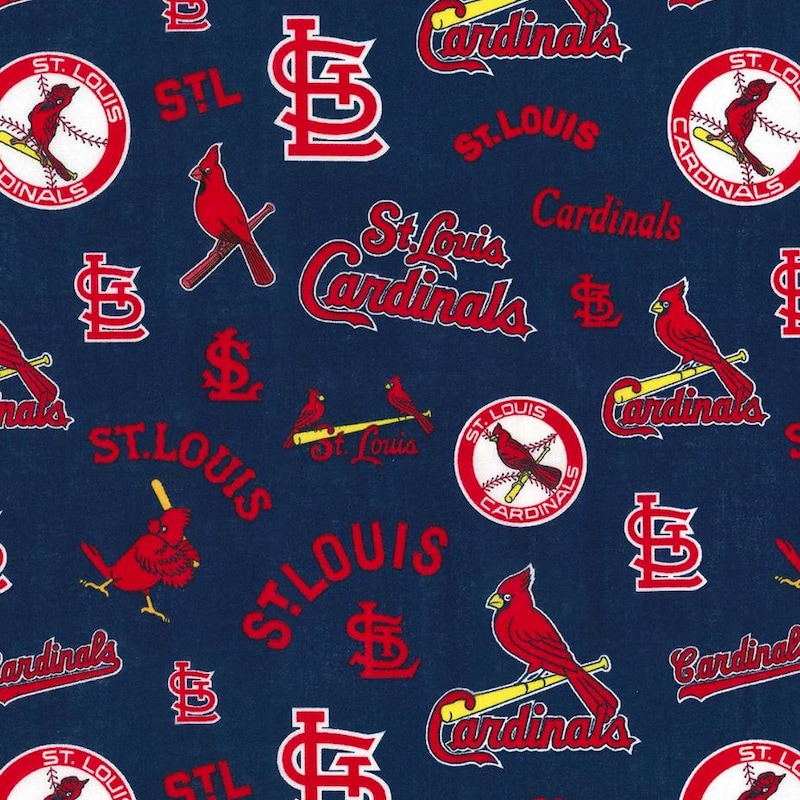 Cardinal Cotton Material - Etsy