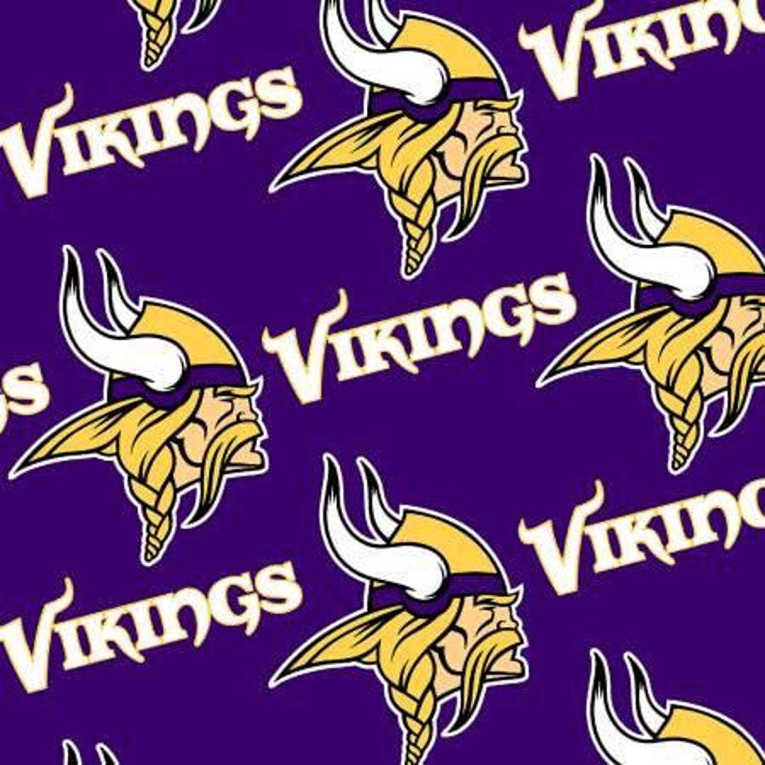 Minnesota Vikings Licensed FLEECE Fabric. See Description for Actual ...