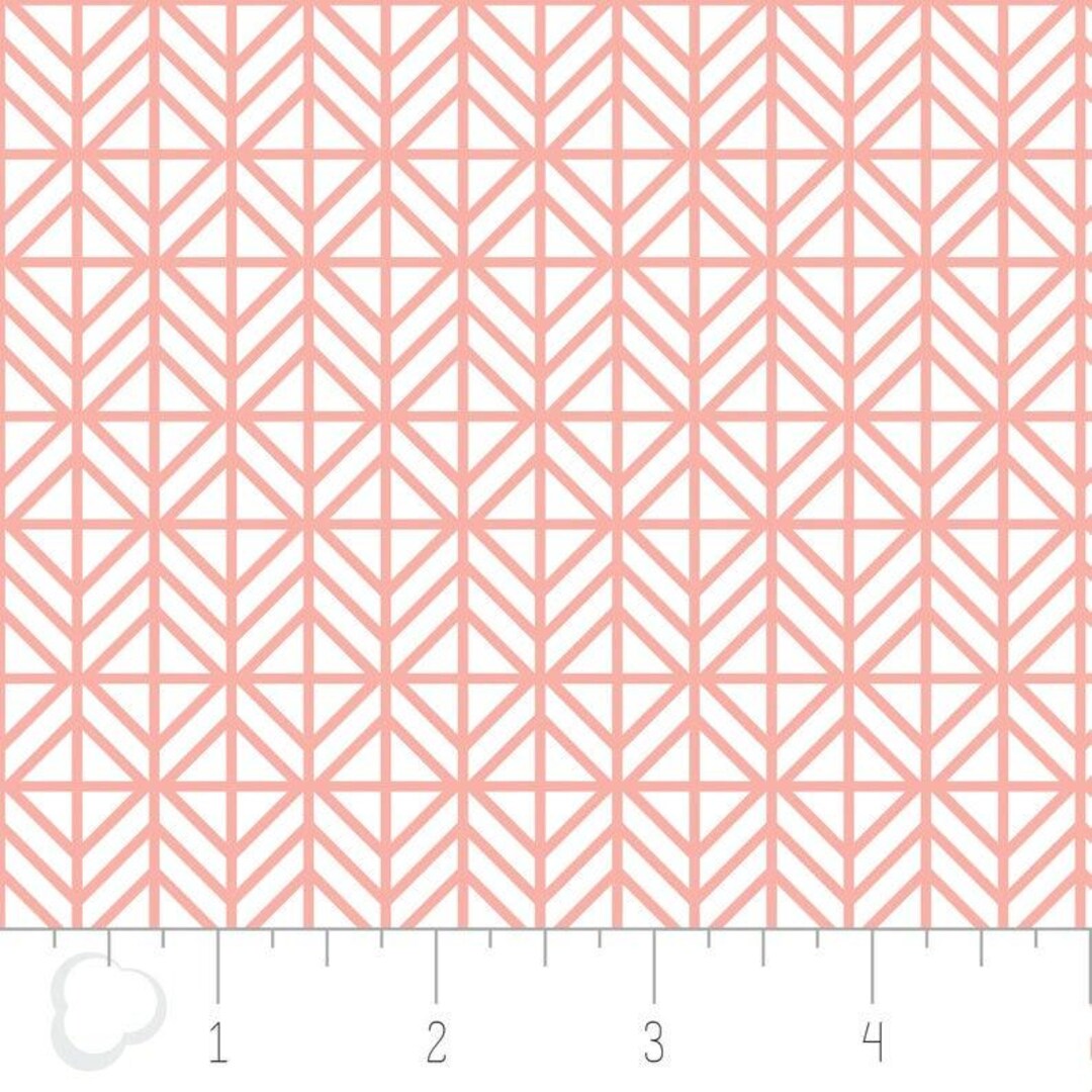 Mixology Prep Princeton 100% Cotton Camelot Fabrics Peach Geometric ...