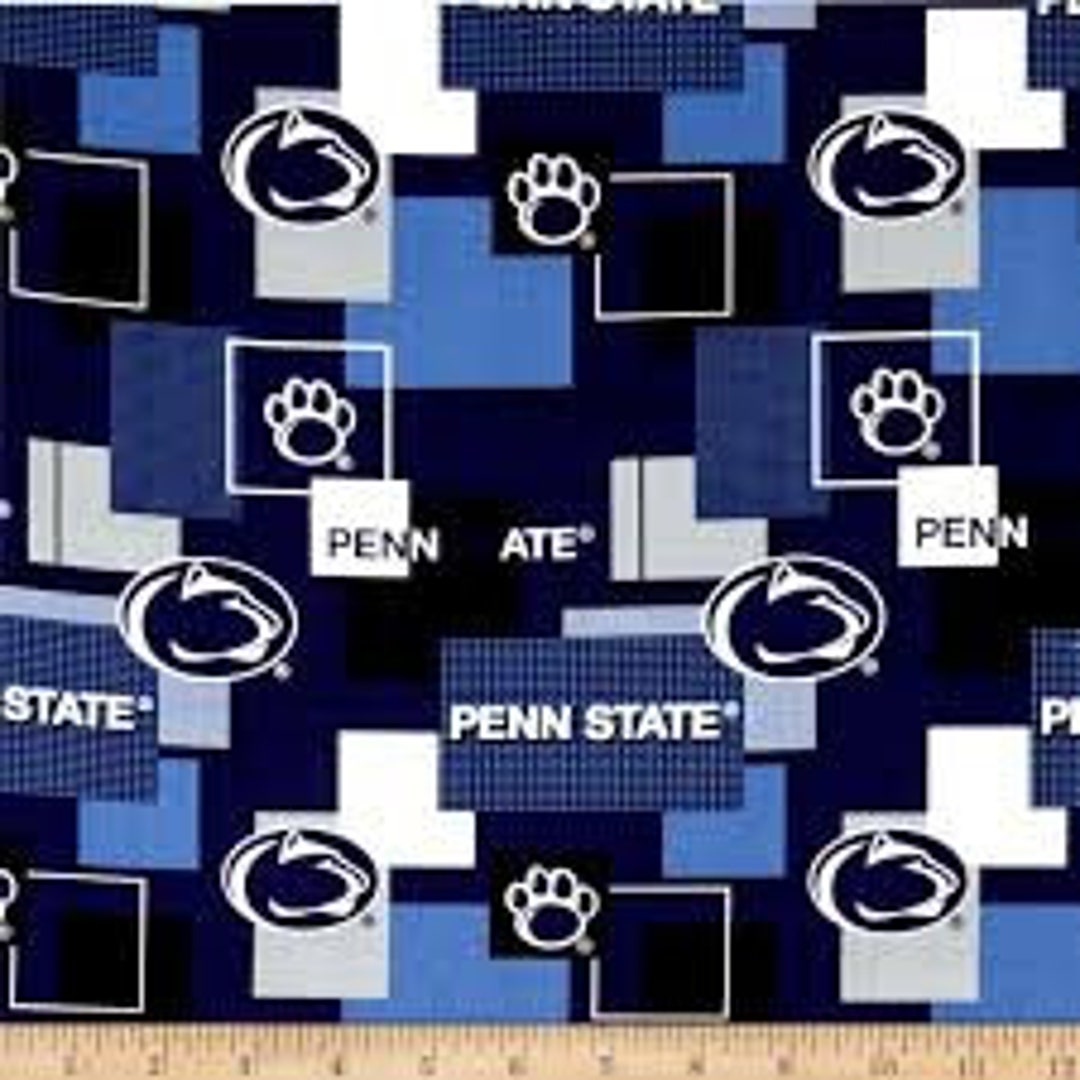 Penn State Nittany Lions 100% Cotton Officially Licensed - Etsy