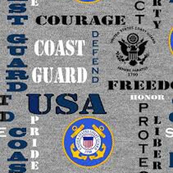 Coast Guard Fabric - Etsy