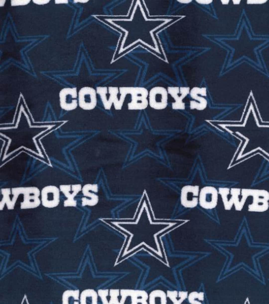 Dallas Cowboys NFL Licensed Fleece Fabric. Velvet Plush Fleece SEE ...