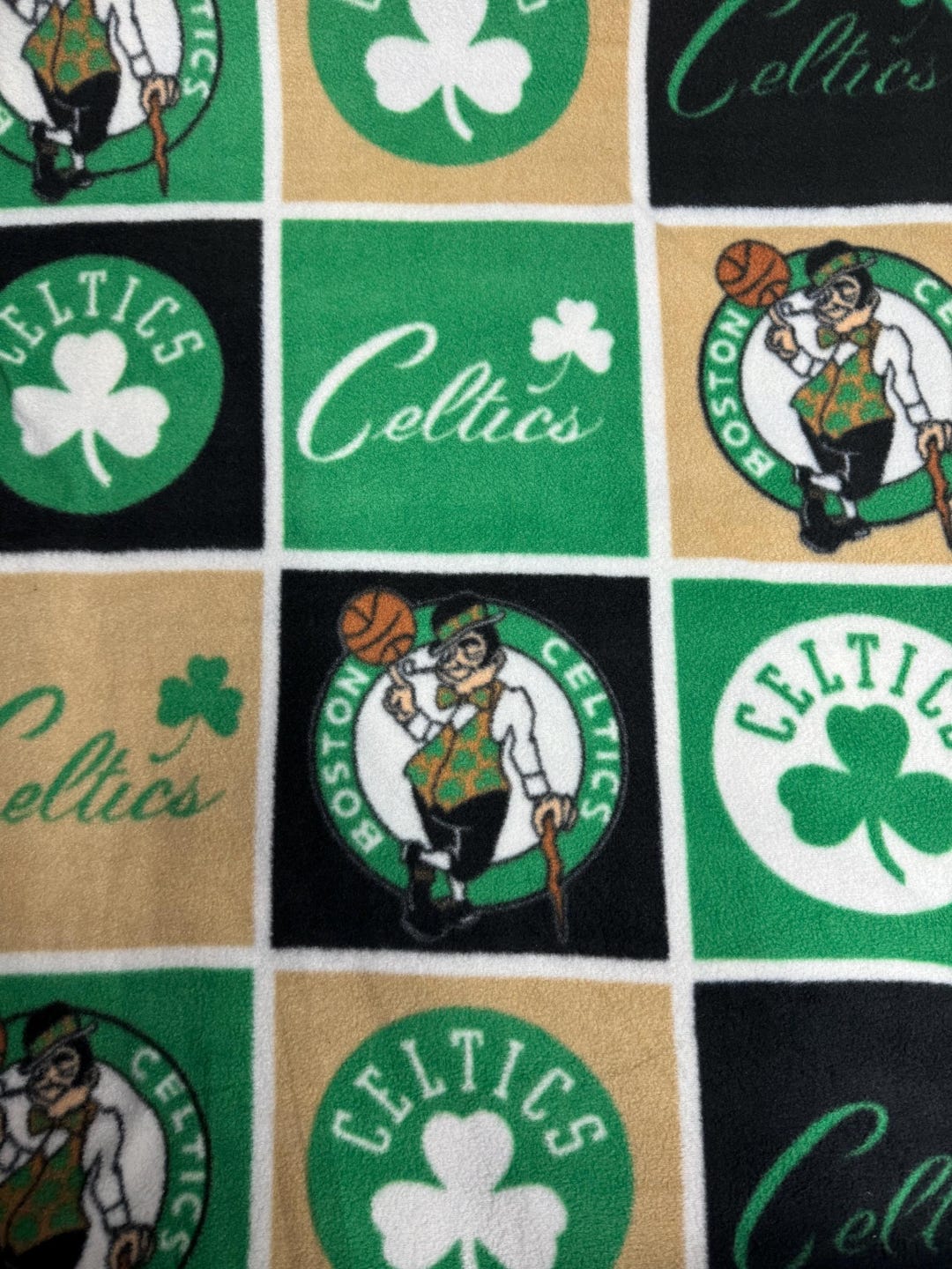 Boston Celtics Fleece Fabric NBA Licensed FLEECE Fabric. Officially ...
