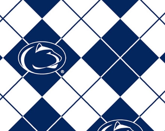Penn State Licensed FLEECE Fabric. See Description for Actual ...