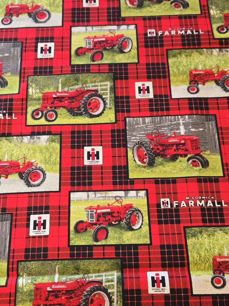 Farmall Cotton Fabric 100% Cotton Officially Licensed - Etsy