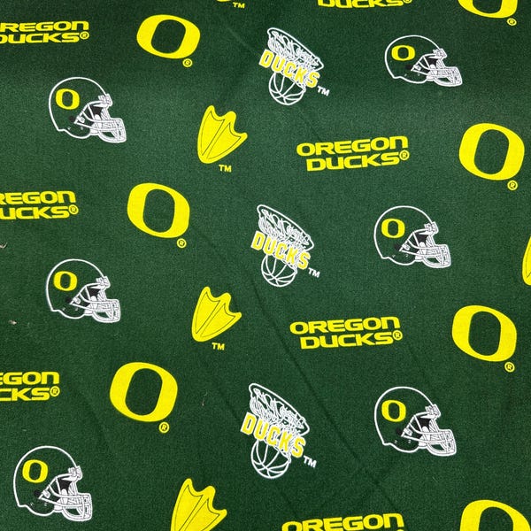 Oregon Ducks Fabric - Etsy