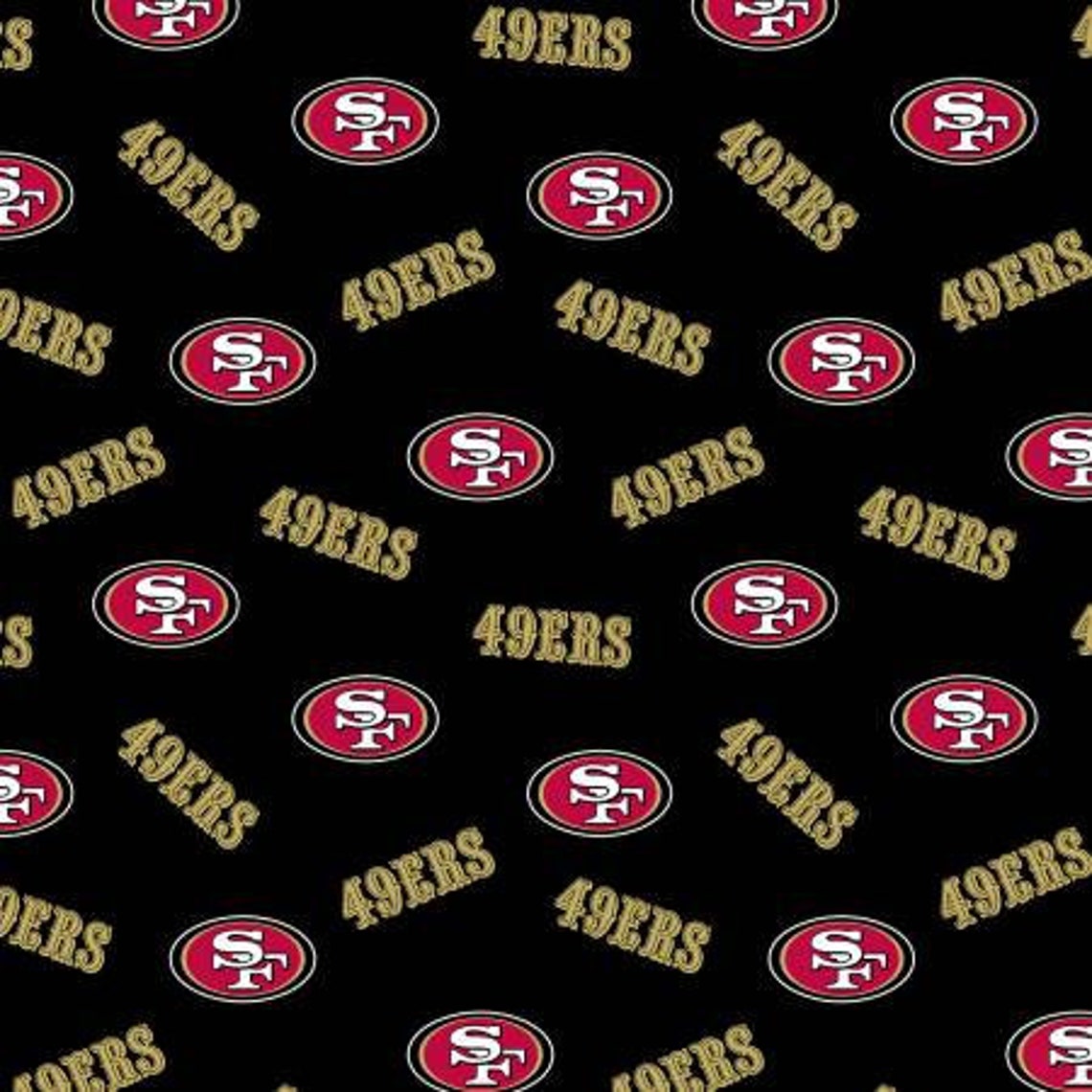 San Francisco 49ers NFL Licensed FLEECE Fabric. See Description for ...