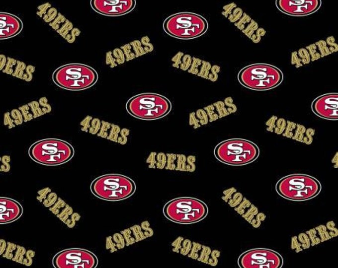 LARGE 49ers NFL Handmade Fleece Tie Blanket 55x65 San Francisco 49ers ...