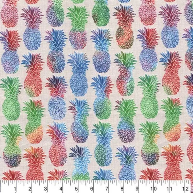 Pineapple Fabric - Etsy