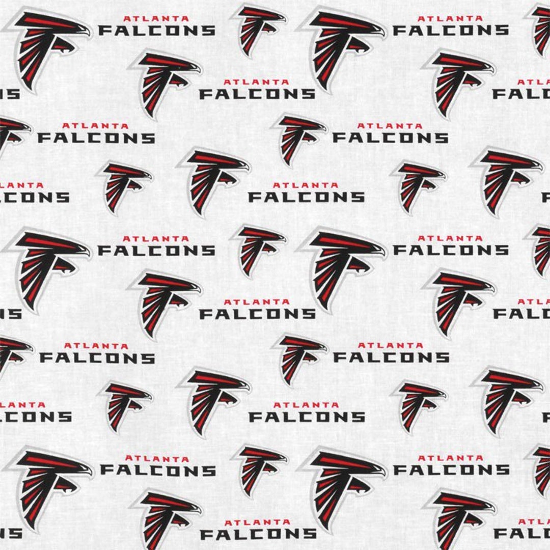 Atlanta Falcons Cotton Fabric 100% Cotton Officially Licensed - Etsy