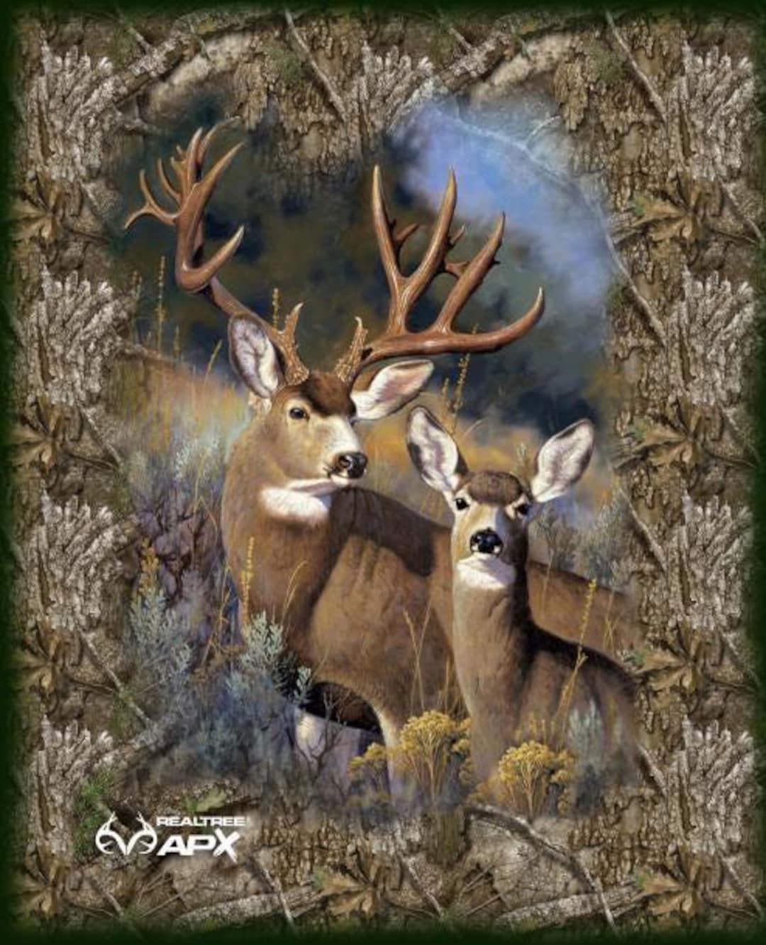 Realtree APX Panel Pattern #10532 100% Cotton Panel 42x34 Officially ...